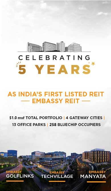 IT Office Parks in Bangalore, Mumbai, Pune and NCR | Embassy REIT